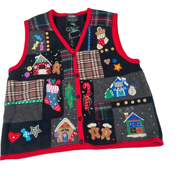Ugly Christmas Sweater | Jackets & Coats | Joy Studio Vtg Ugly ...